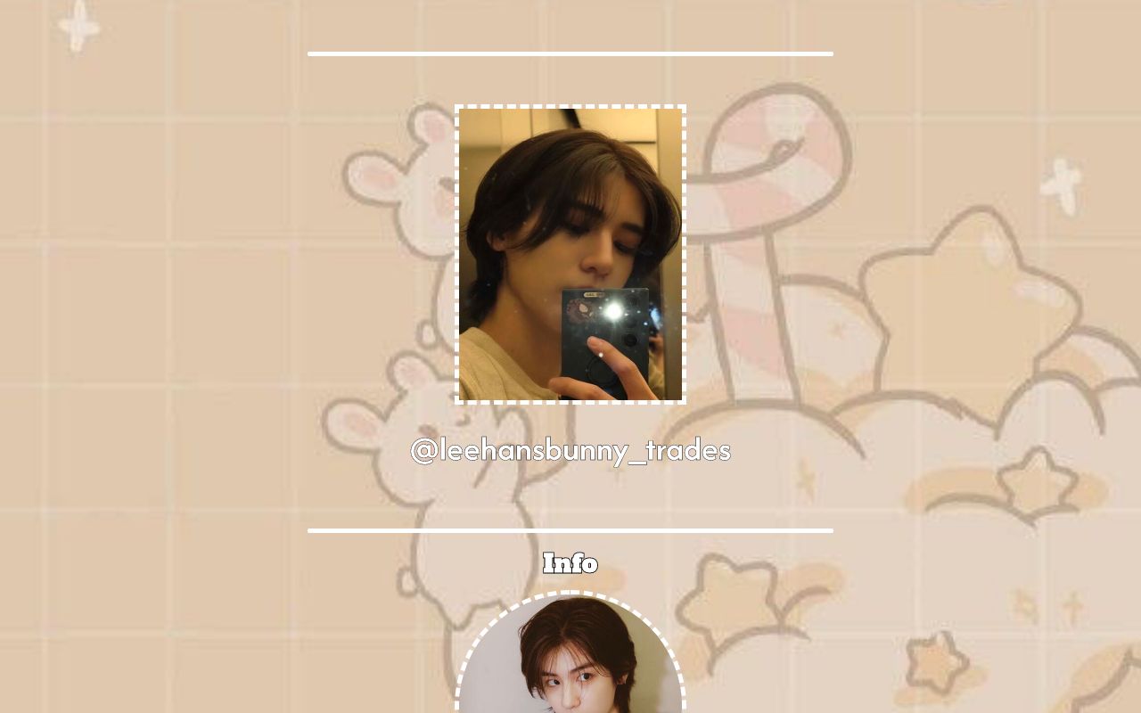 Leehansbunny's Carrd